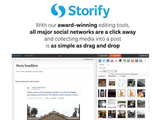 Storify for business and vip | PPT