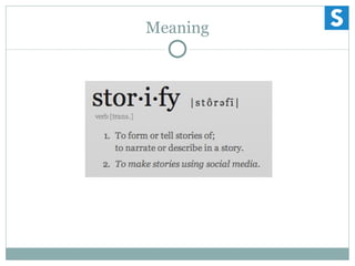 Storify site | PPT