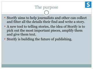 Storify site | PPT
