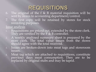 Storing and issuing control | PPTX
