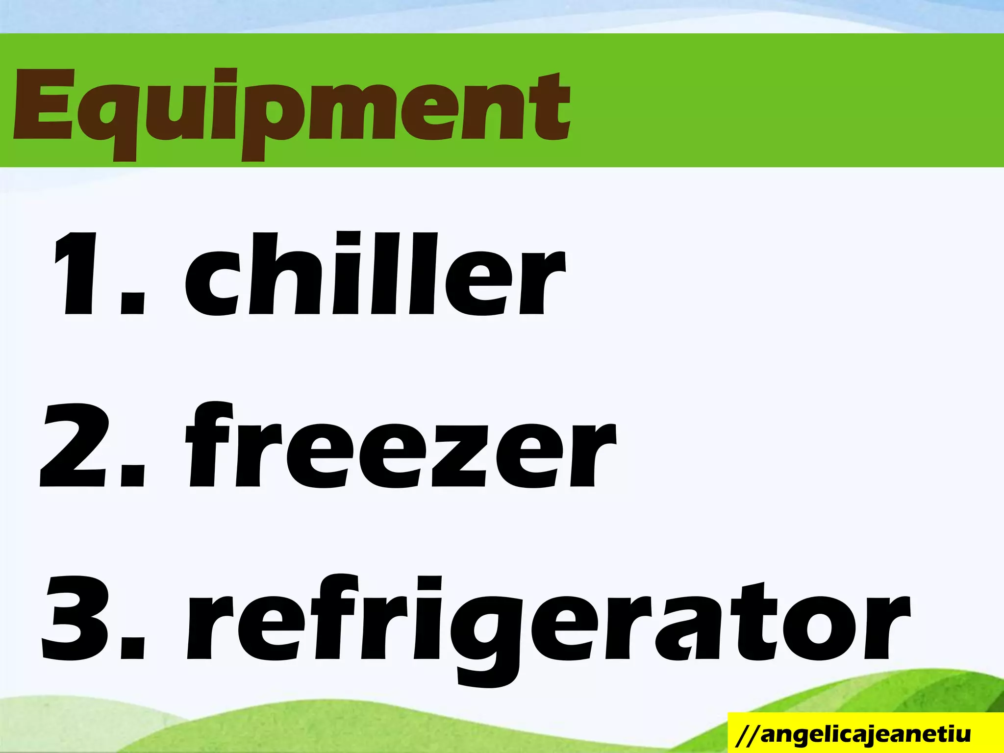 Storing cold and hot desserts | PDF