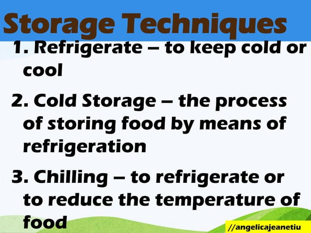 Storing cold and hot desserts | PDF | Desserts and Baking | Food & Drink