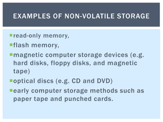 Storing Data Information Software Technology | PPT