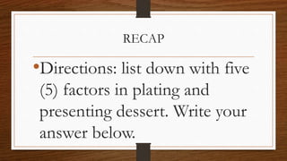 STORING DESSERT.pptx