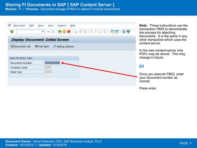 Storing fi documents in sap content server | PDF | Business Accounting ...