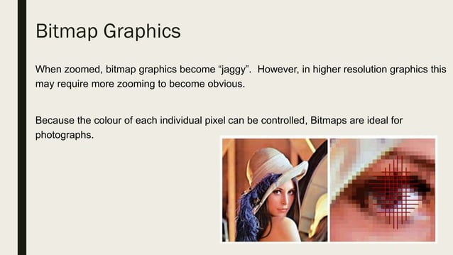 Higher - Storing graphics | PPTX | Graphics Software | Computer Software and Applications