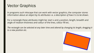 Higher - Storing graphics | PPTX | Graphics Software | Computer Software and Applications