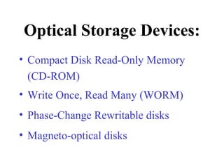 Storing information in a computer | PPT
