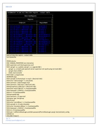 Storing, Managing, and Deploying Docker Container Images with Amazon ECR | PDF