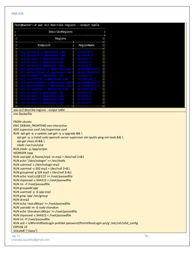 Storing, Managing, and Deploying Docker Container Images with Amazon ECR | PDF