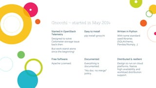 Storing metrics at scale with Gnocchi | PPT