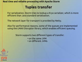 Real time and reliable processing with Apache Storm | PPT