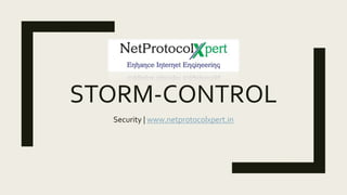Storm-Control | PPT