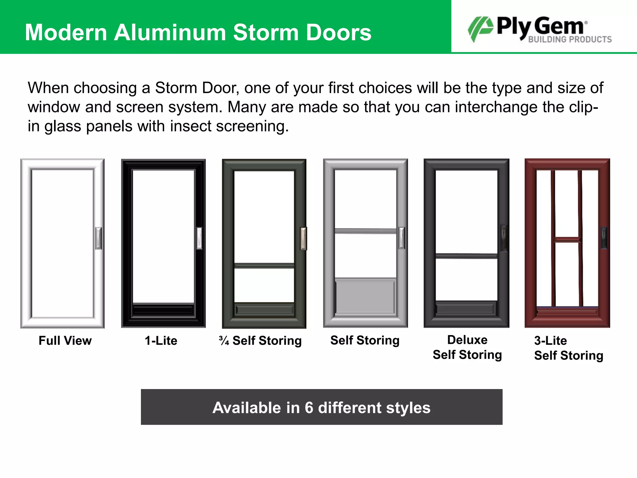 Storm doors 101 | PPT