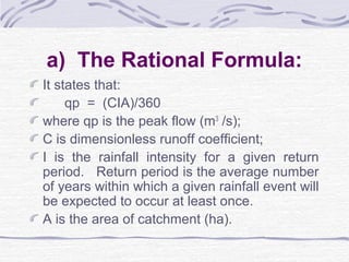 Storm drainage design | PPT