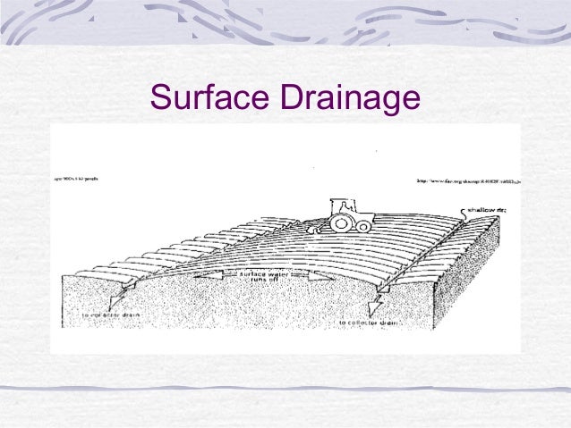Storm drainage design