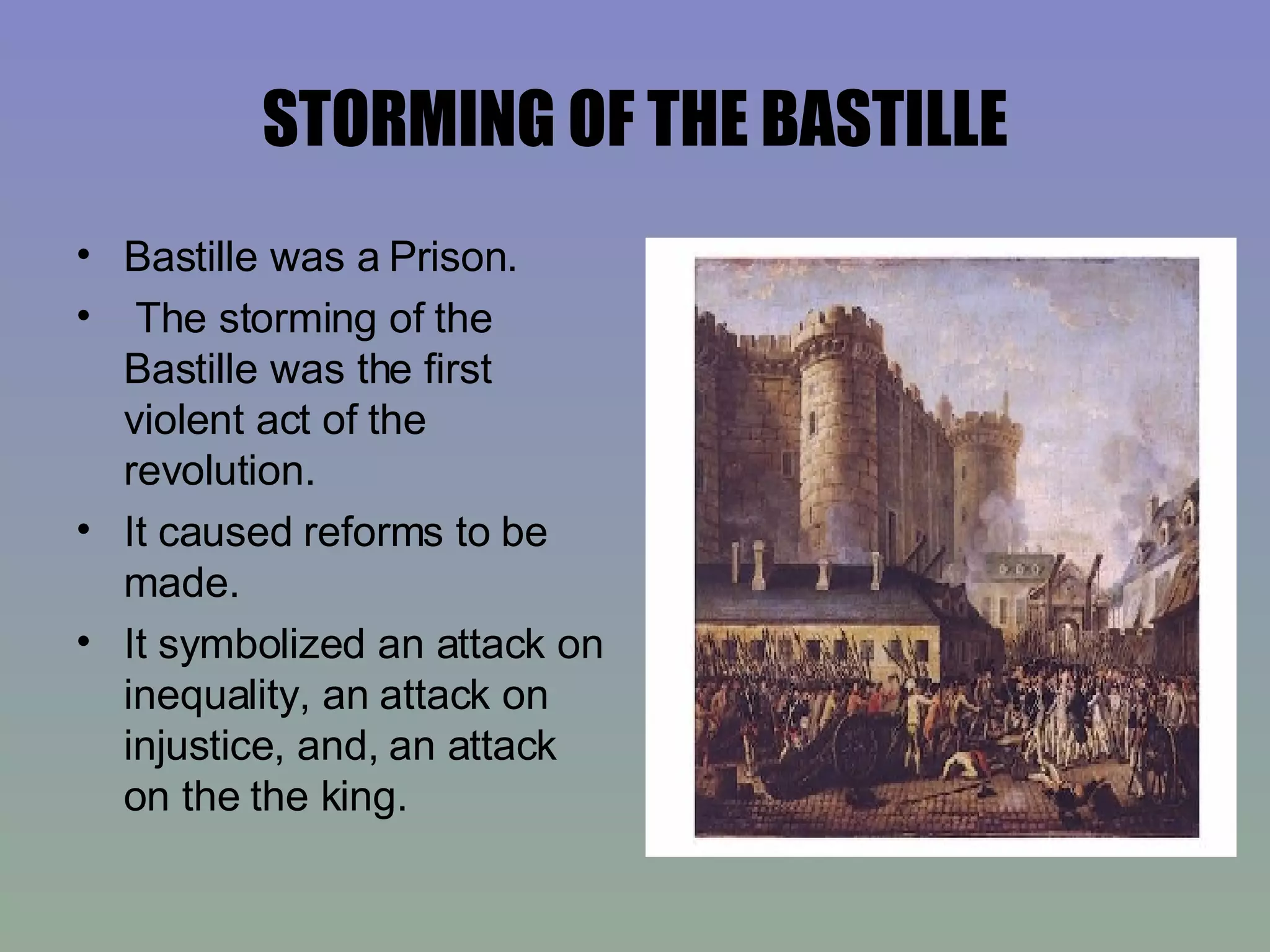 Storming Of The Bastille | PPT