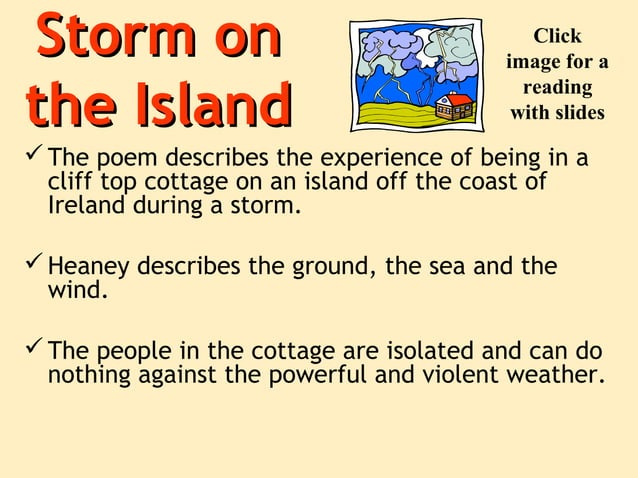 Storm on the island | PPT