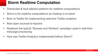 Apache Storm and Oracle Event Processing for Real-time Analytics | PPT