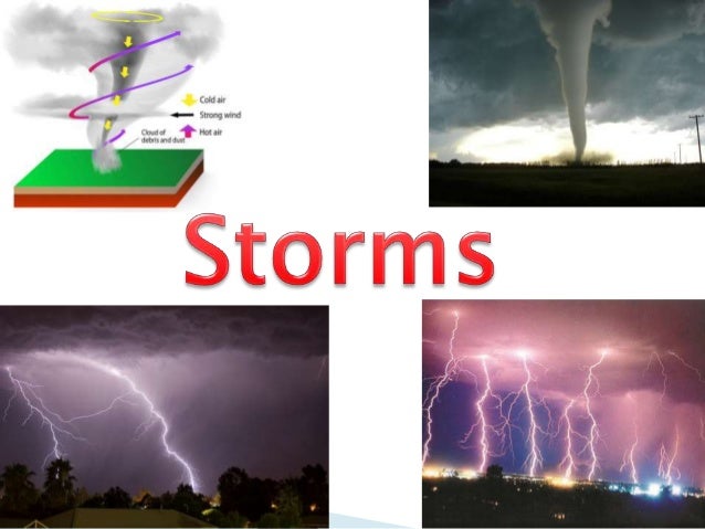 Storms and cyclones