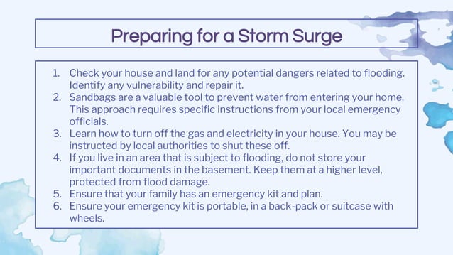 Storm Surge | PPTX | Science