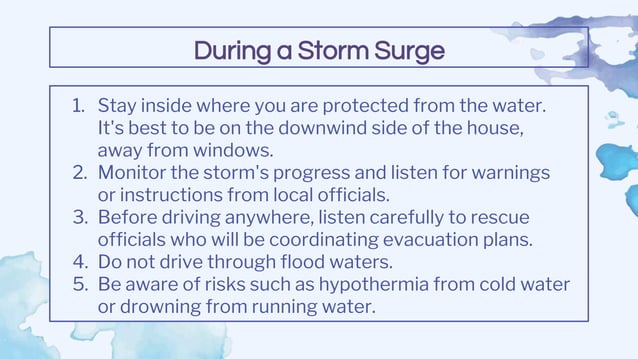 Storm Surge | PPTX | Science