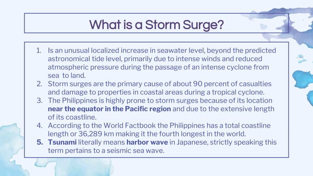 Storm Surge | PPTX | Science