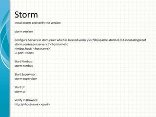 Storm v0.2 | PPTX | Cloud Computing | Internet