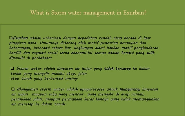 Storm water | PPTX