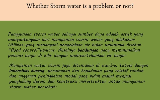 Storm water | PPTX