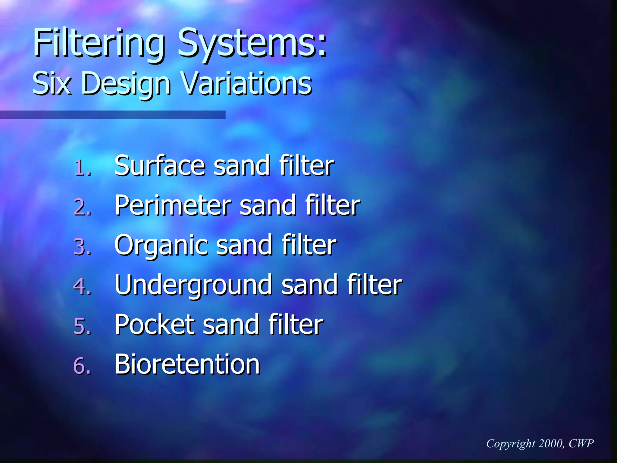 Stormwater Filtering Design | PPT