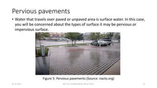 Storm water collection (itp) | PPTX