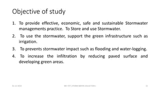 Storm water collection (itp) | PPTX