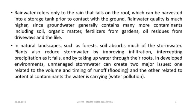 Storm water collection (itp) | PPTX | Civil Engineering Industry ...