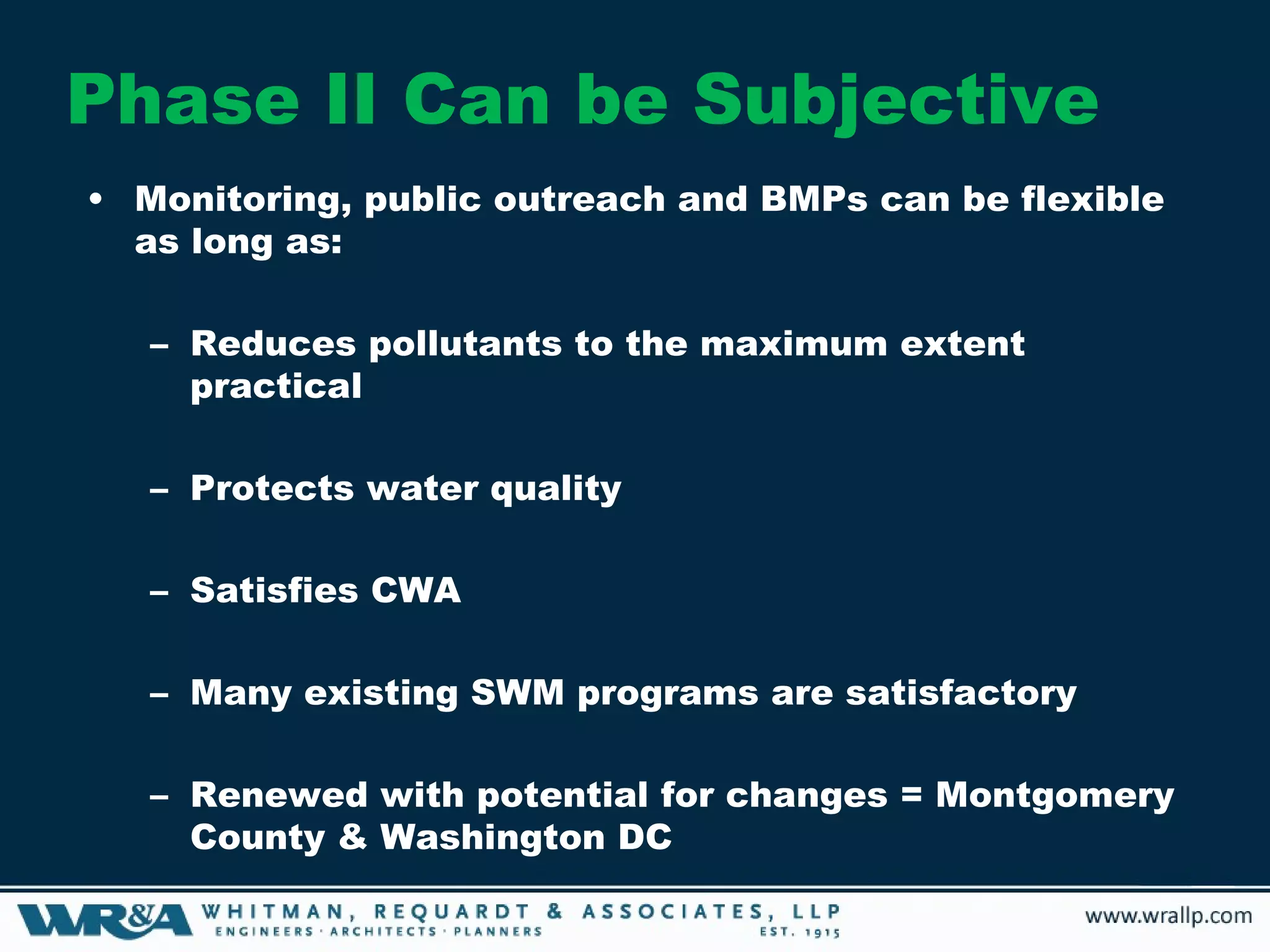 Stormwater and Wetland Issues in Maryland | PPT