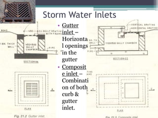 Storm water drainage | PPTX