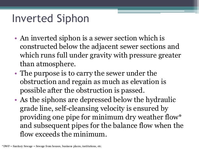 Storm water drainage