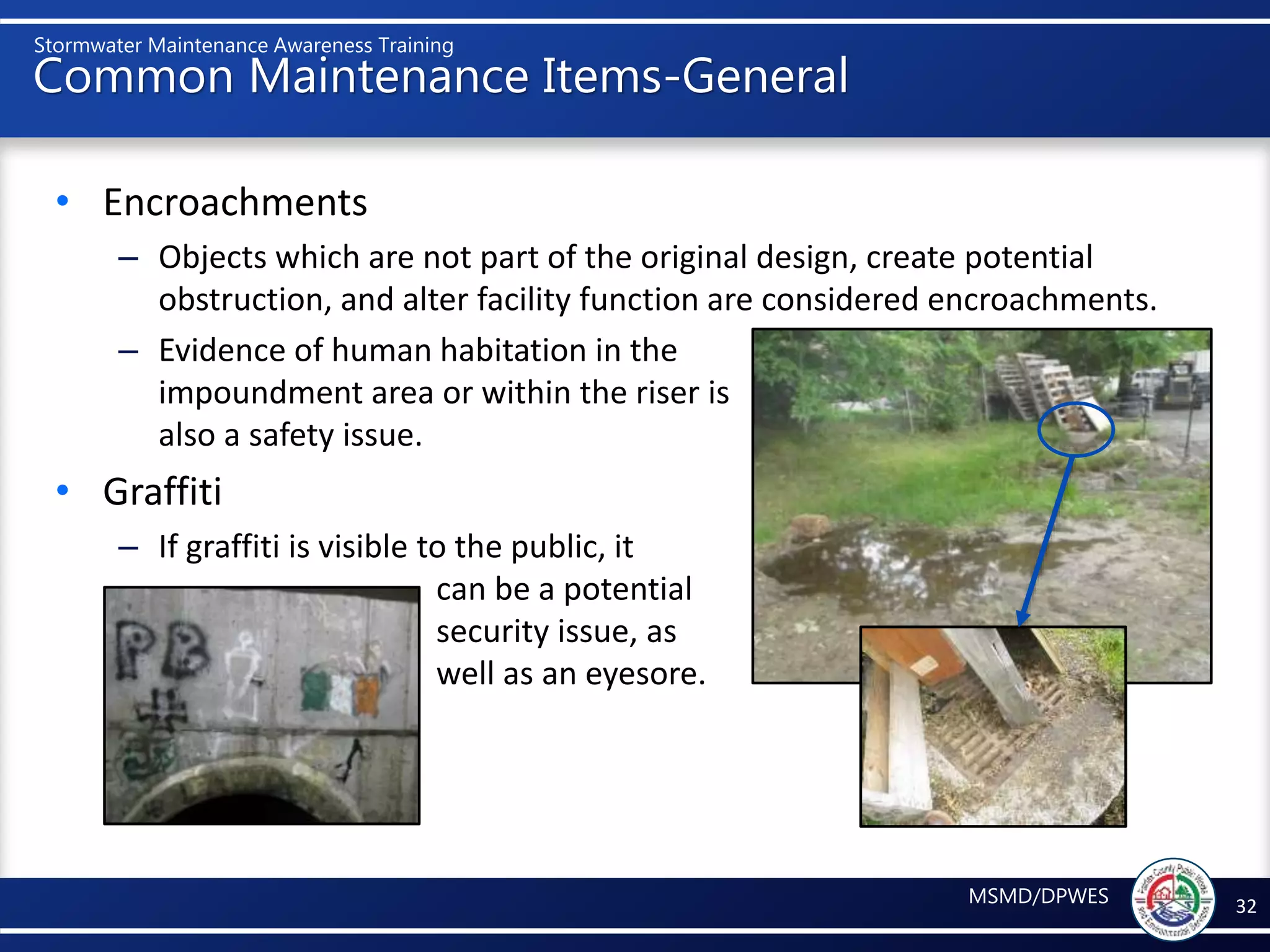 Stormwater Maintenance Awareness Training 1 | PPTX