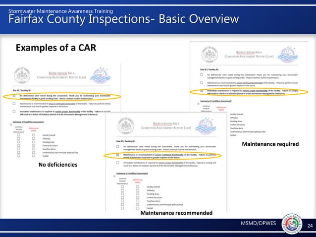 Stormwater Maintenance Awareness Training 1 | PPT