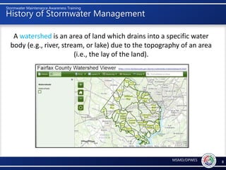 Stormwater Maintenance Awareness Training 1 | PPTX