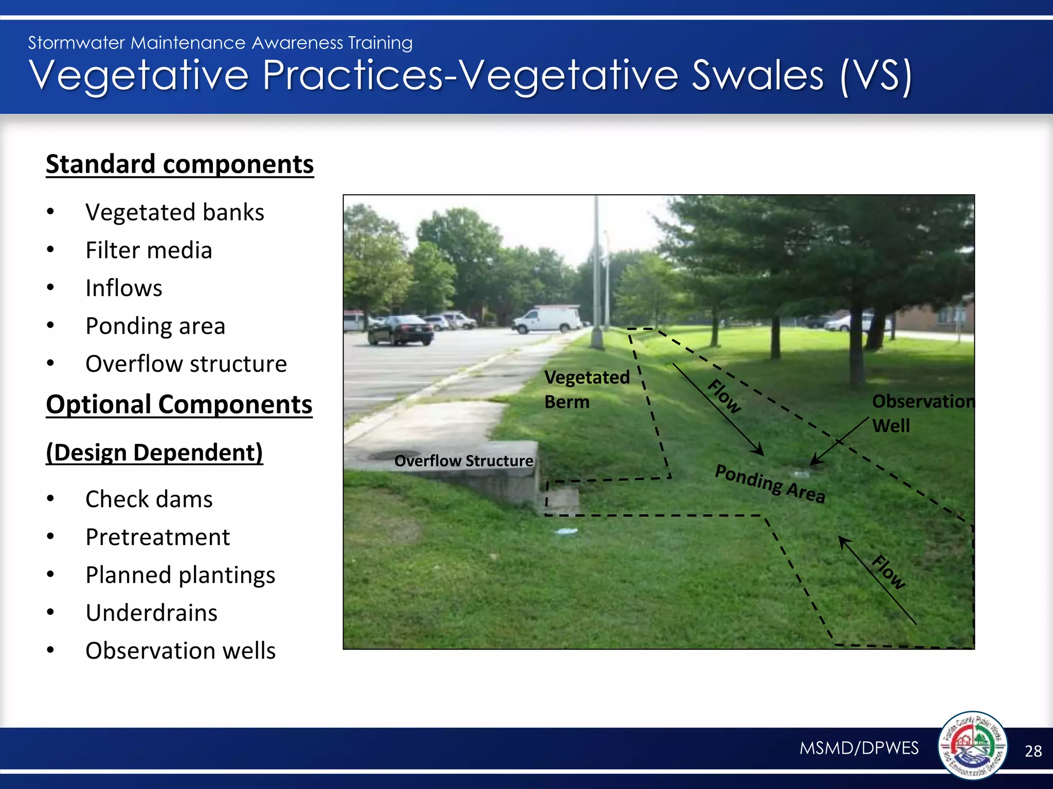 Stormwater Maintenance Awareness Training, Part V: Vegetative Practices ...