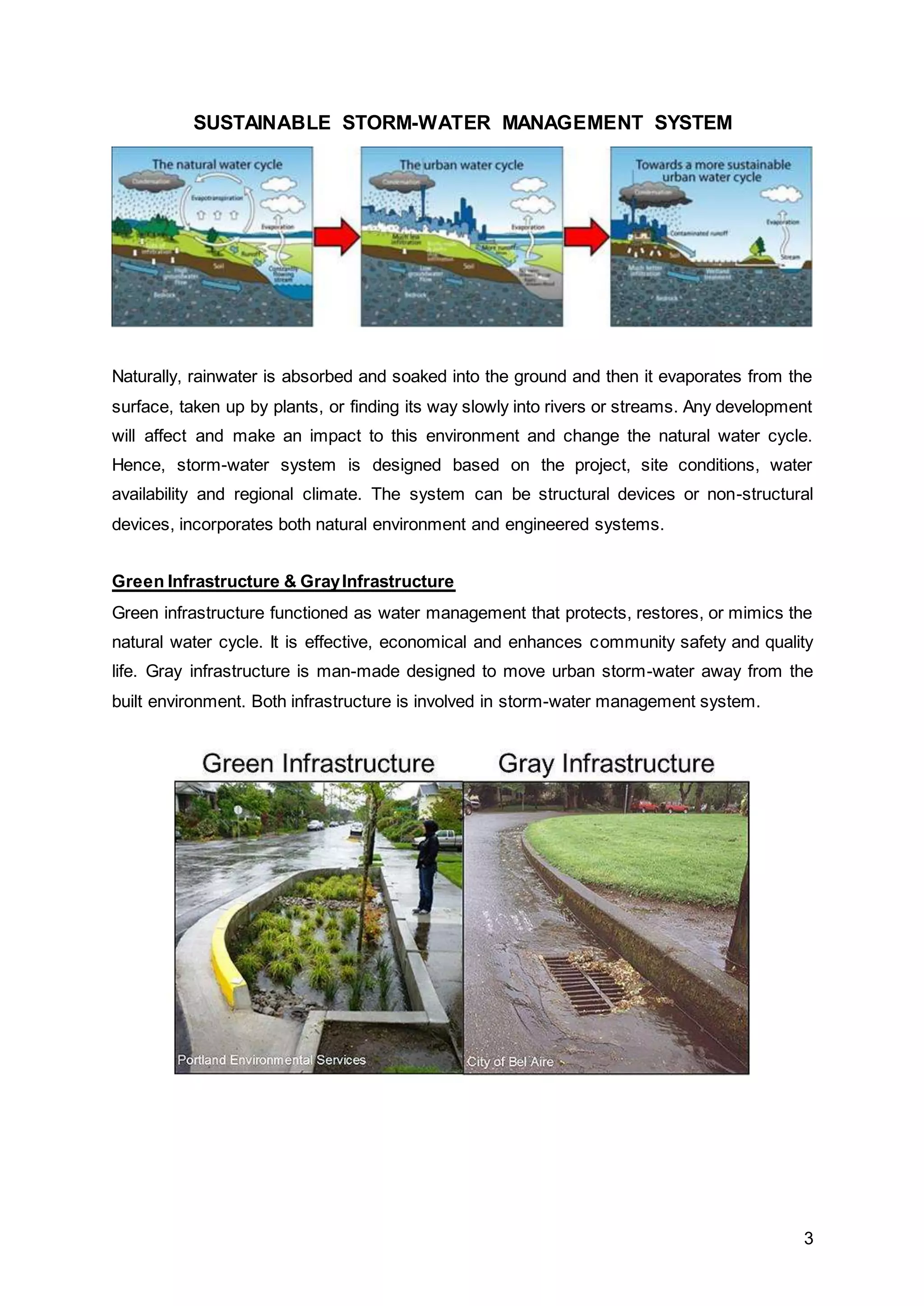 Sustainable Storm-water Management Report | PDF