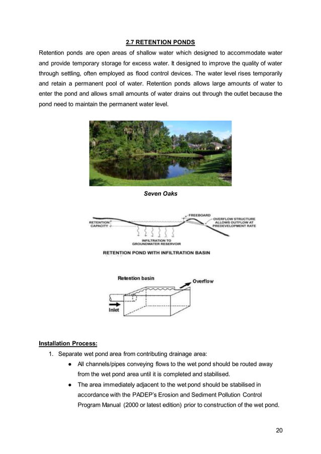 Sustainable Storm-water Management Report | PDF