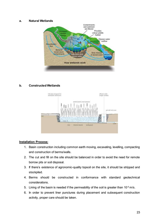 Sustainable Storm-water Management Report | PDF