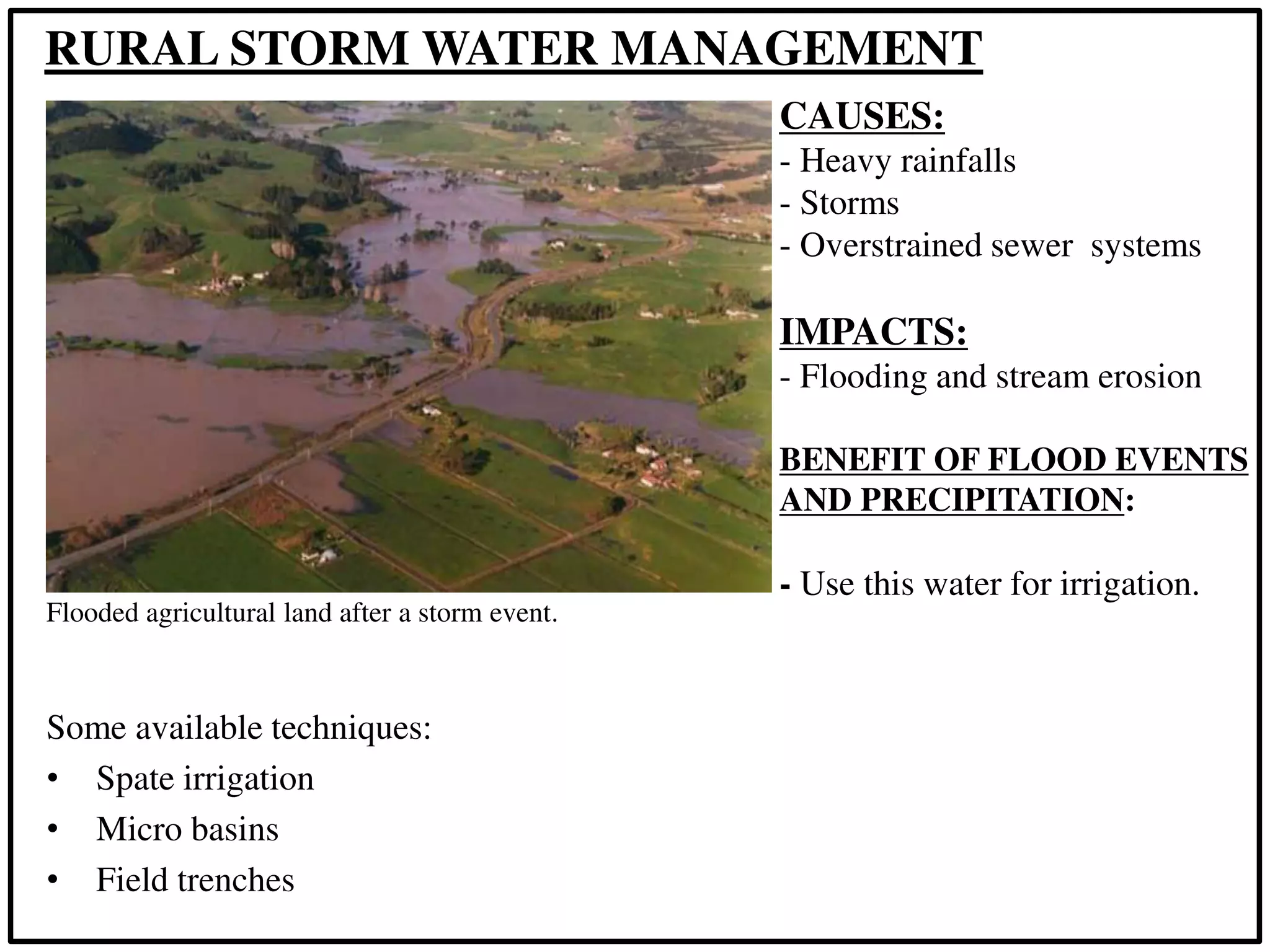 Storm water management and its techniques | PDF