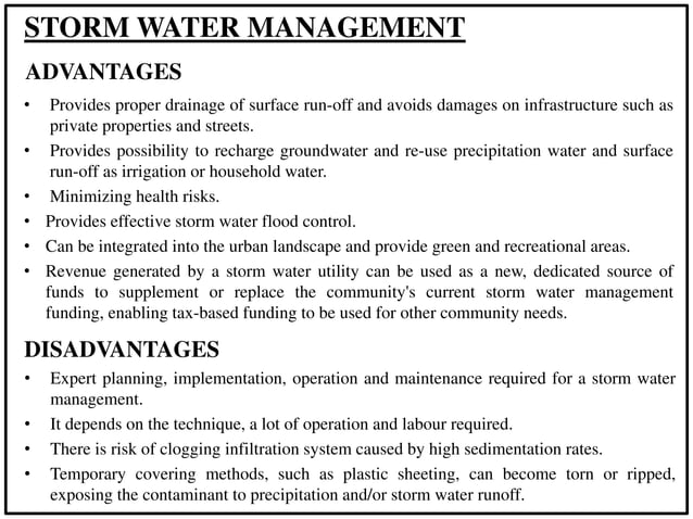 Storm water management and its techniques | PDF