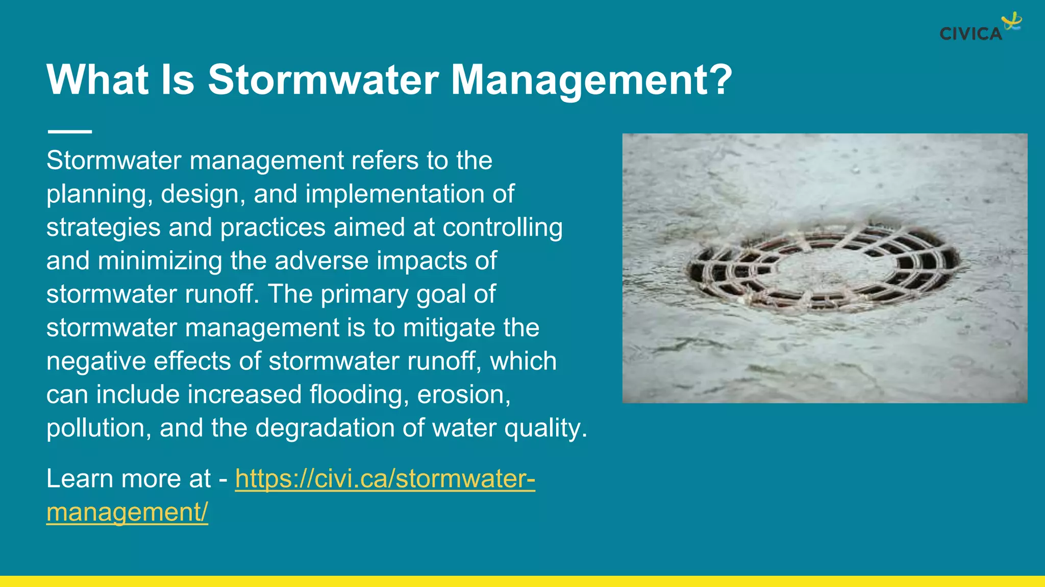 Stormwater Management Services.pptx | Civil Engineering Industry ...