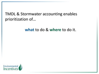 TMDL & Stormwater Accounting | PPTX | Science