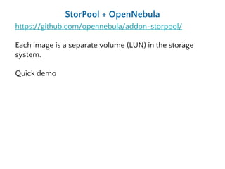 StorPool & OpenNebula | PPT