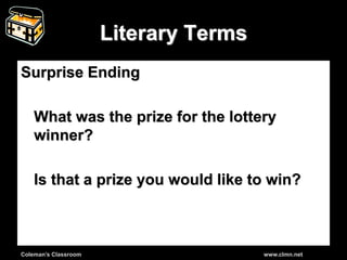 The Lottery Lesson | PPTX